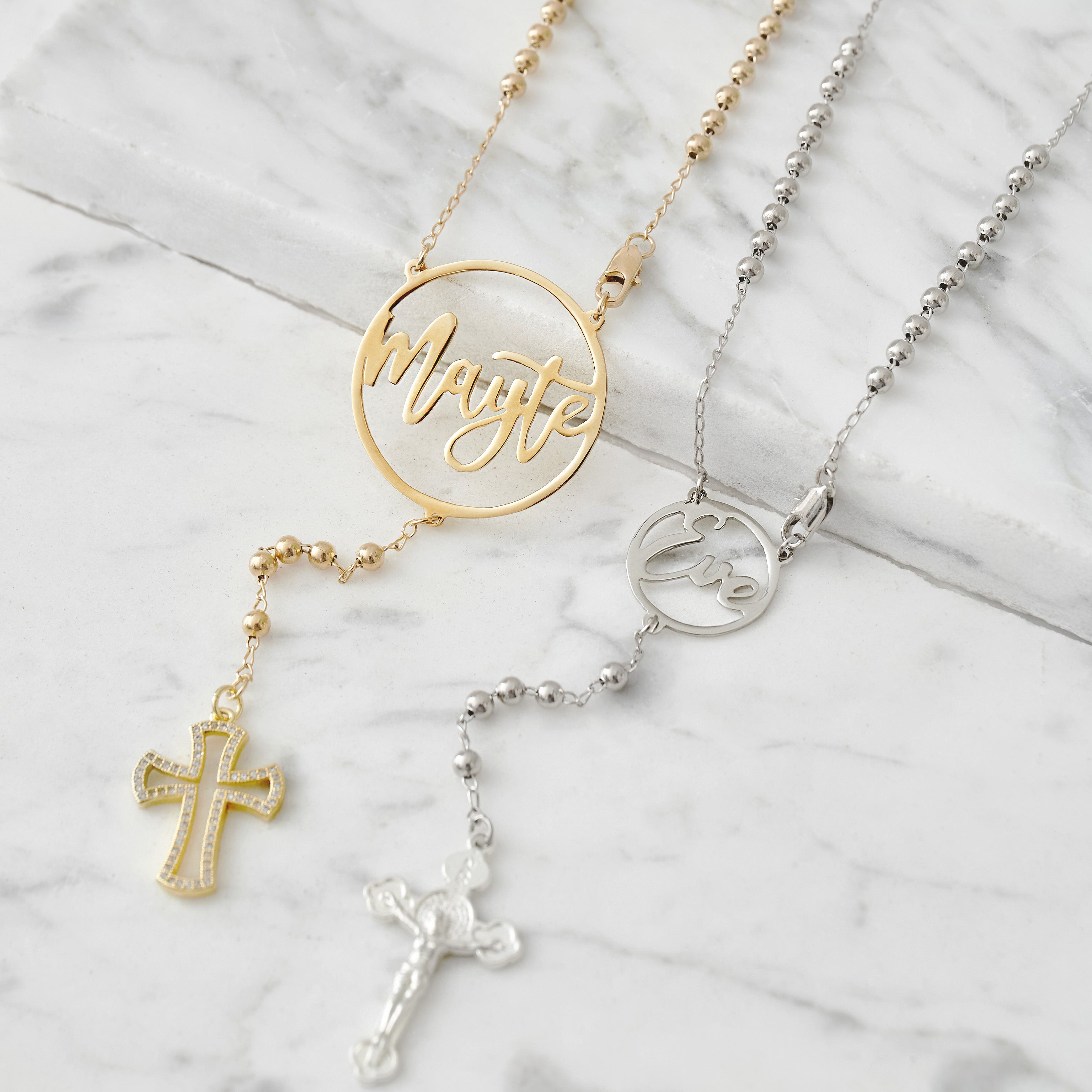 Rosario - circular – MOKITA JEWELRY